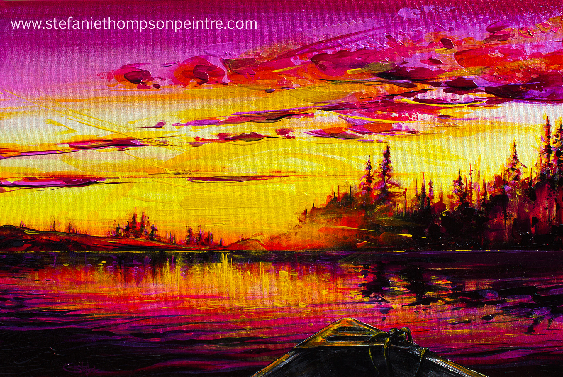 Splendeur nordique | Portfolio | Stéfanie Thompson Artiste-peintre